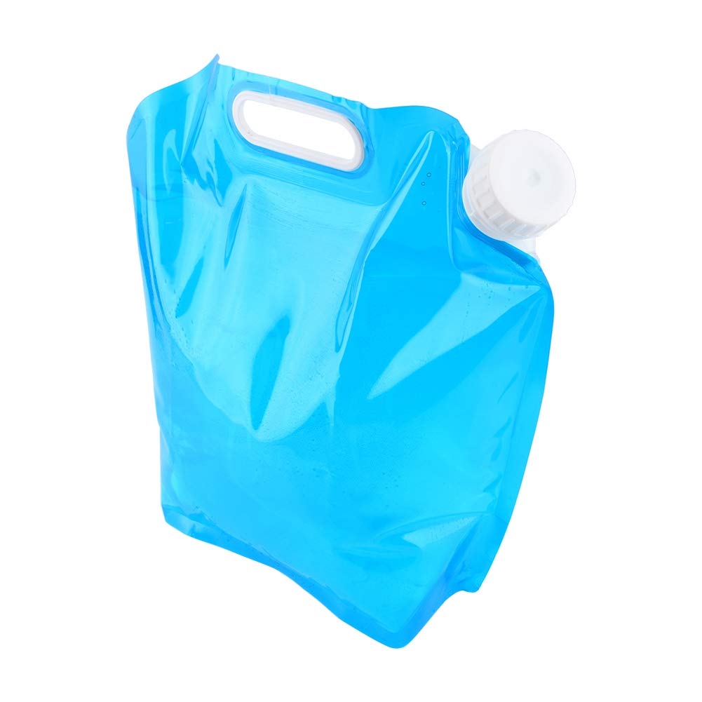 Bidon d'eau d'urgence pliable et souple en polyéthylène de 5 L avec sac ...