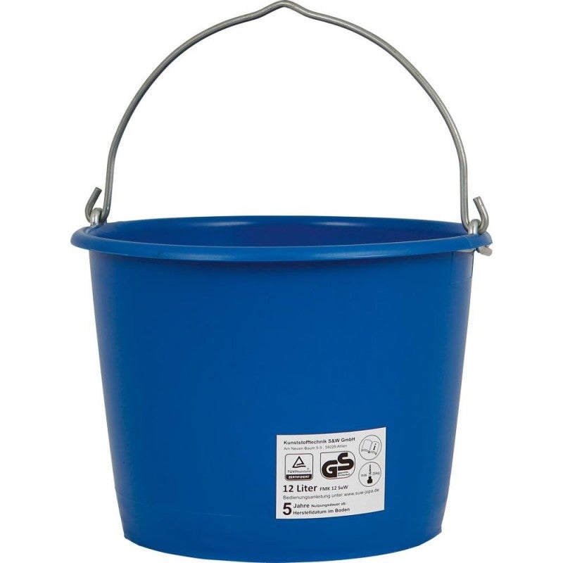 Sceau macon 12 L bleu Ance 6mm | Leroy Merlin