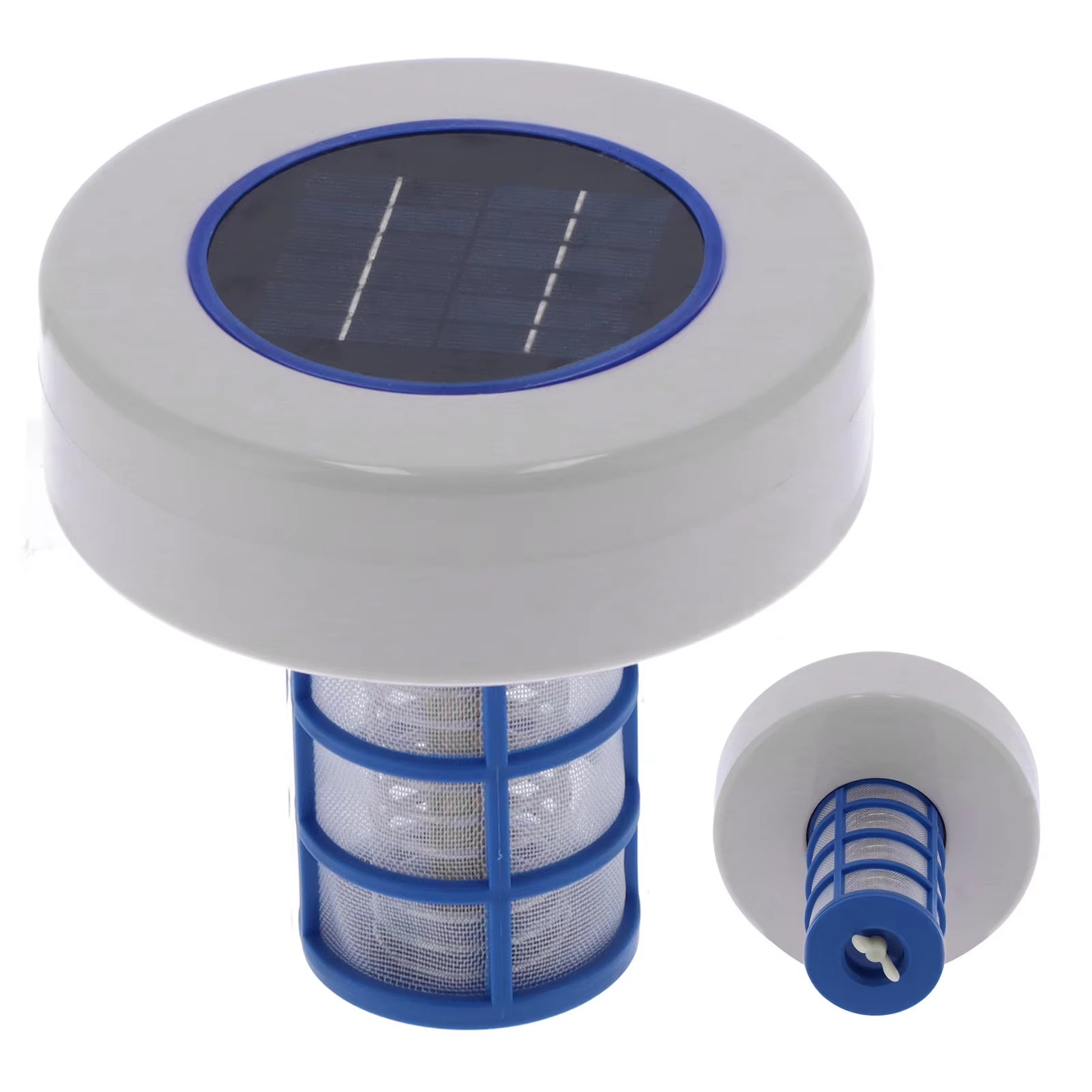 AULEDIO Purificador de agua flotante, ionizador solar para piscinas ...