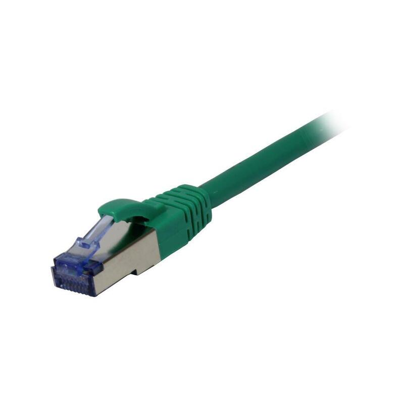 C ble Rj45, cat6a 500mhz, 2m, vert, s-stp (s/ftp), awg27, lszh, synergie 21 | Leroy Merlin
