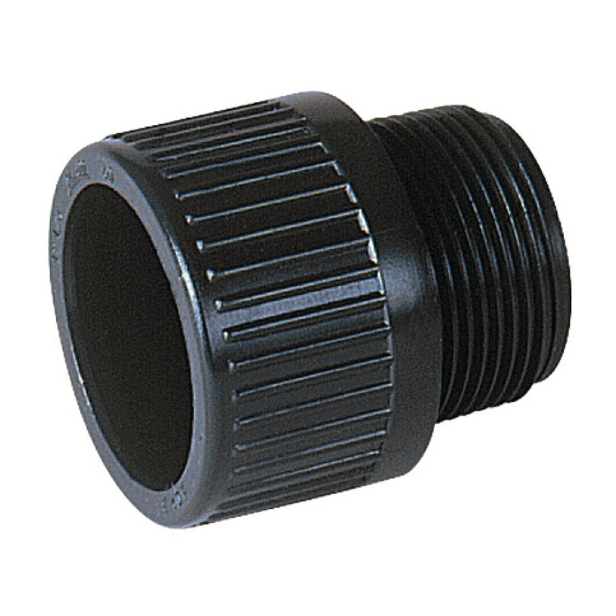 Embout pvc pression - femelle - diamètre 50 mm - filetage 40 x 49 ...