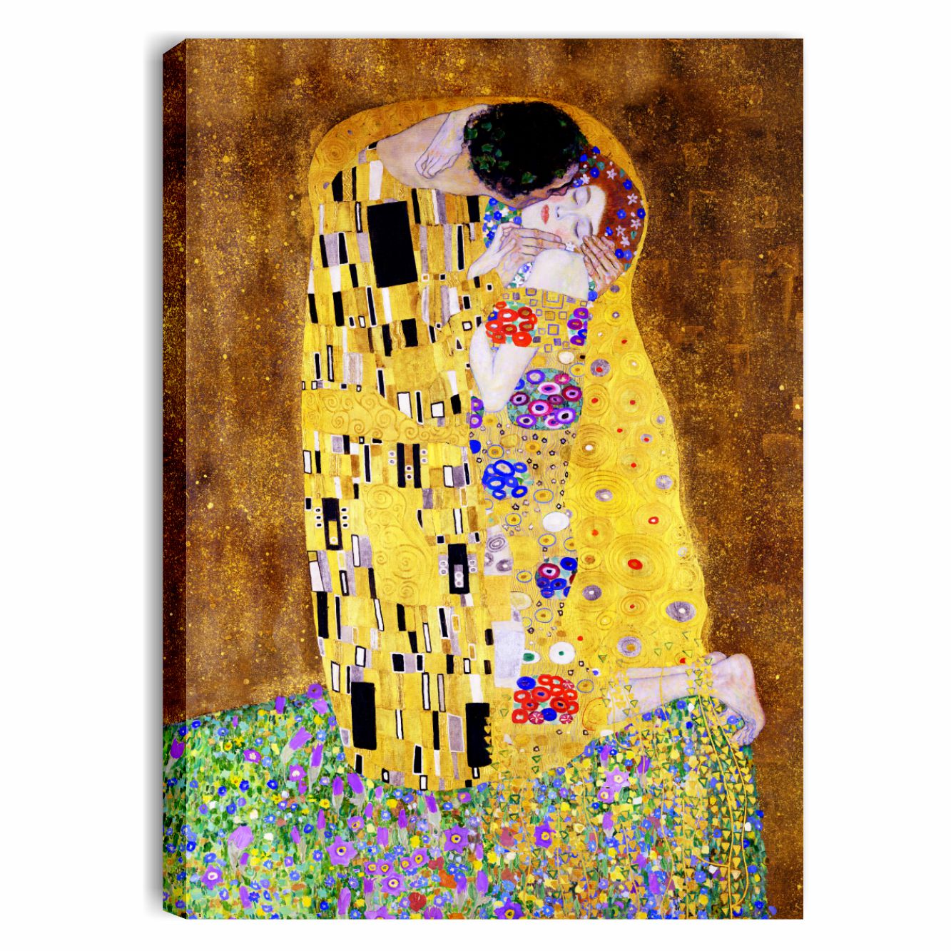 ITALIAQUADRI Klimt Il Bacio quadro moderno riproduzione stampa su tela ...
