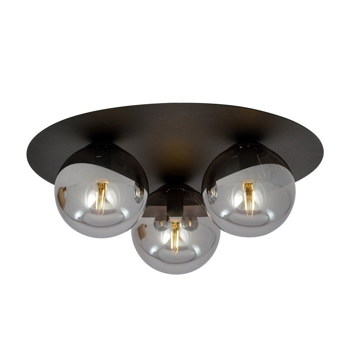 Lámpara de Techo Solar 5, Acero, Negro, Seven Design | Leroy Merlin