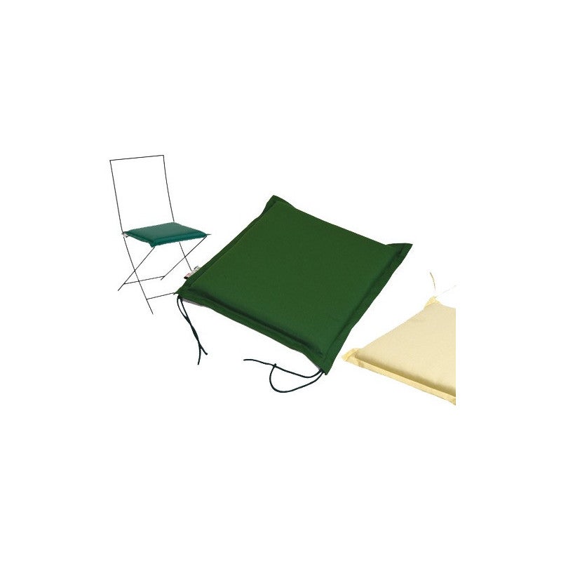 Cuscino Zippo verde seduta 40x40x5 cm – Comfort per sedie da esterno ...