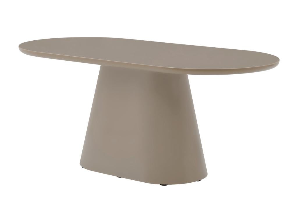 Table à manger 6 personnes en MDF - Taupe - VALIANA de Pascal Morabito ...