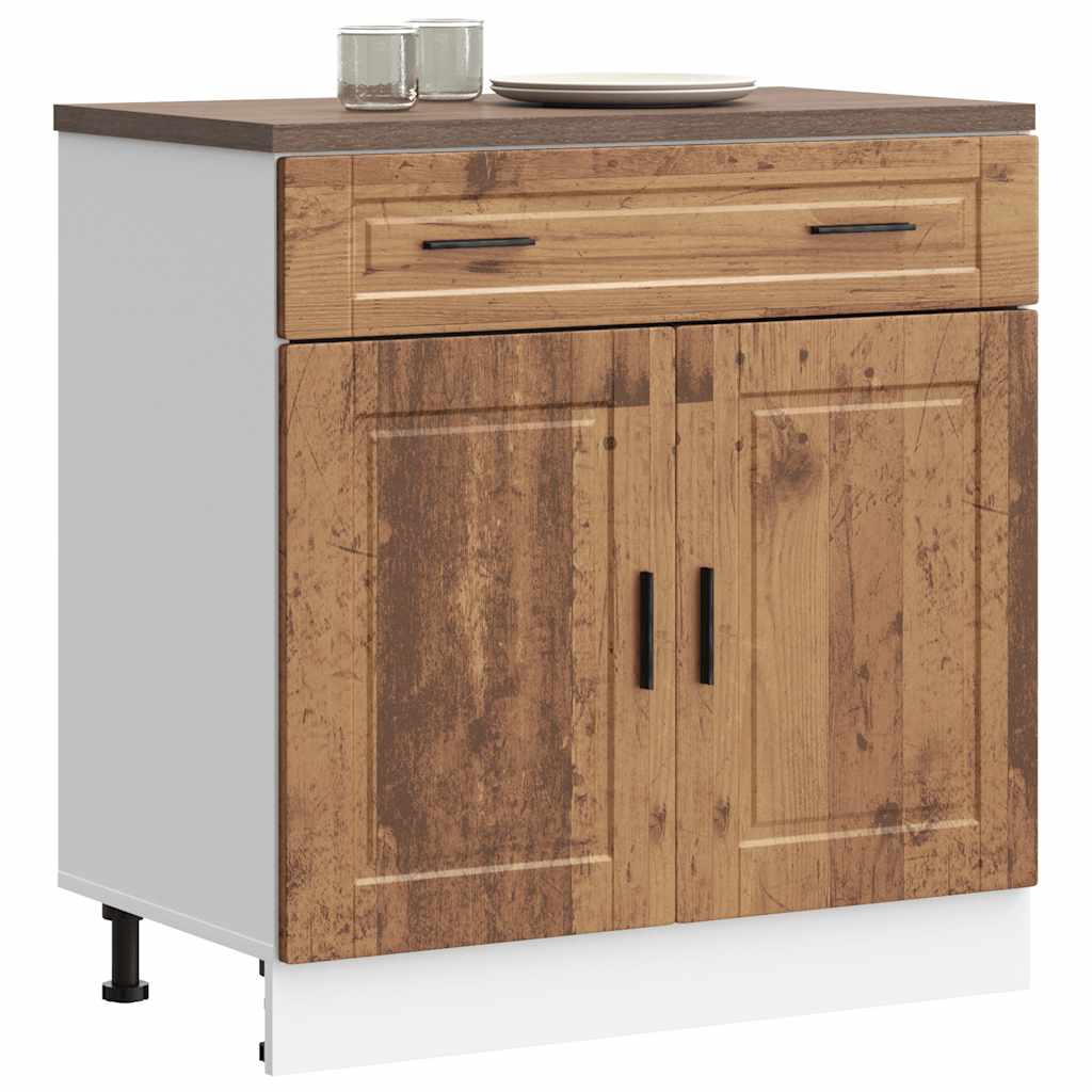 Maison Exclusive - Mueble bajo de cocina porto madera vieja madera ...