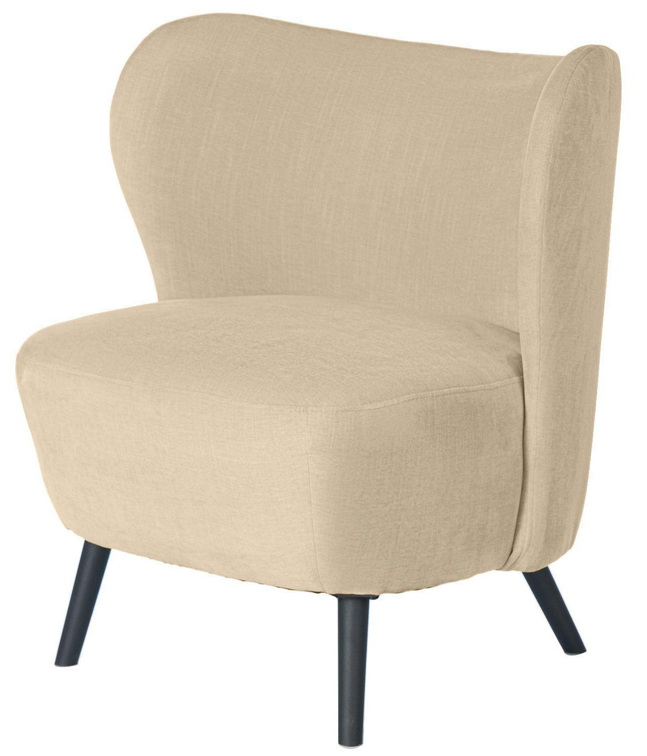 Cómodo sillón tela beige claro Korta 75 cm | Leroy Merlin
