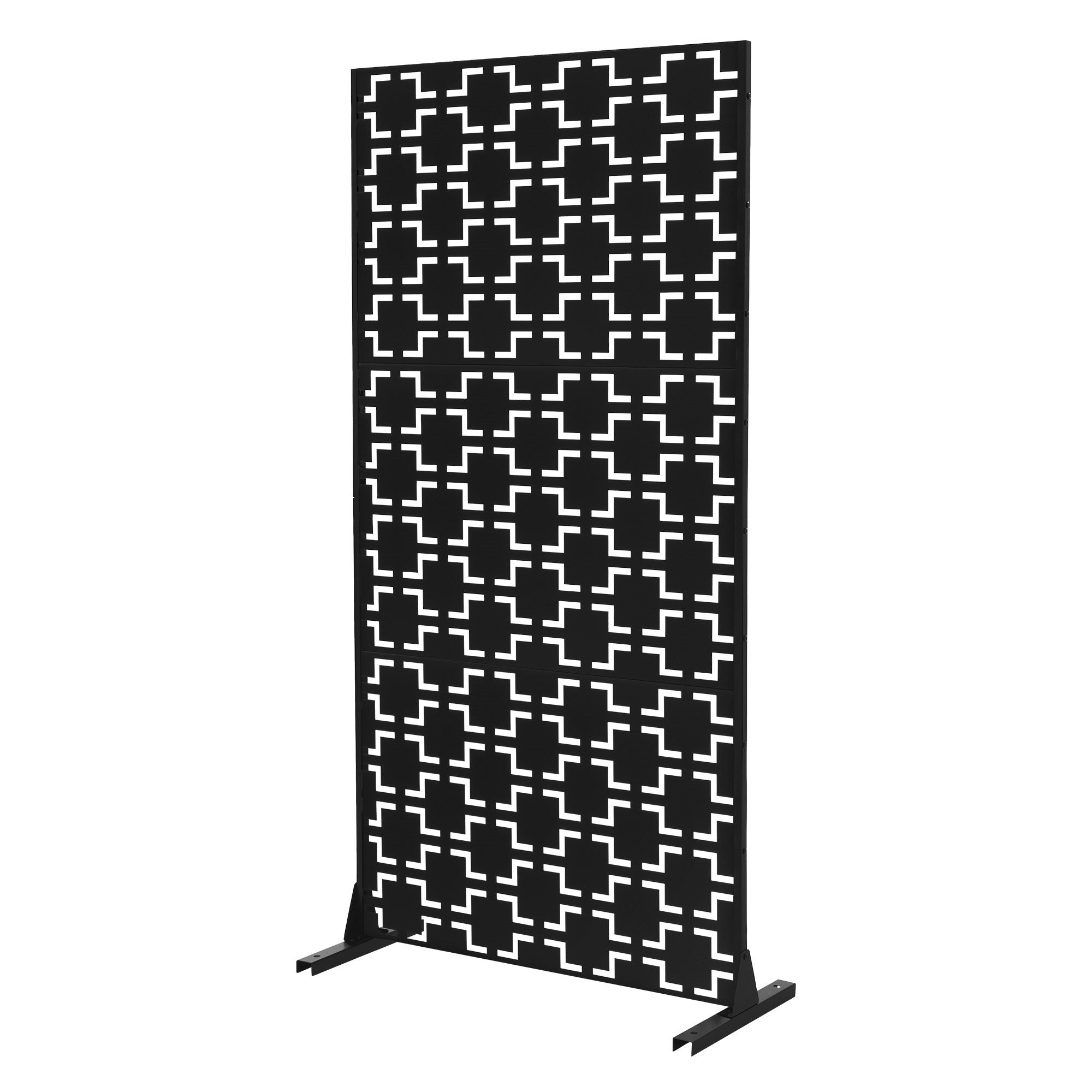 ML-Design Biombo separador de ambientes Milano 90 x 180 cm metálico con ...