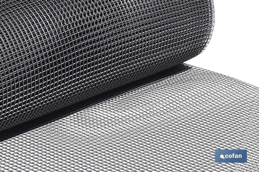 MALLA PLAST. CUADRADA JARDIN 10mm GRIS PLATA 1x25m | Leroy Merlin