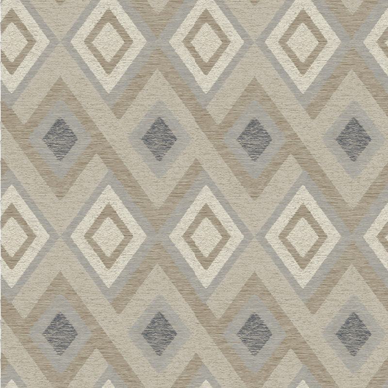 Papel Pintado Geométrico Rombos café | Leroy Merlin