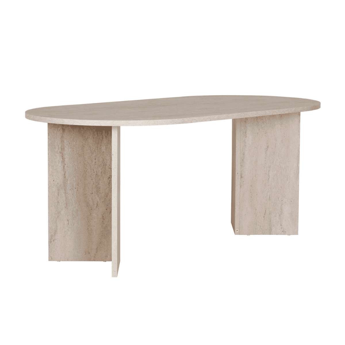 Mesa de comedor con bordes redondeados L180 cm - SABLE | Leroy Merlin
