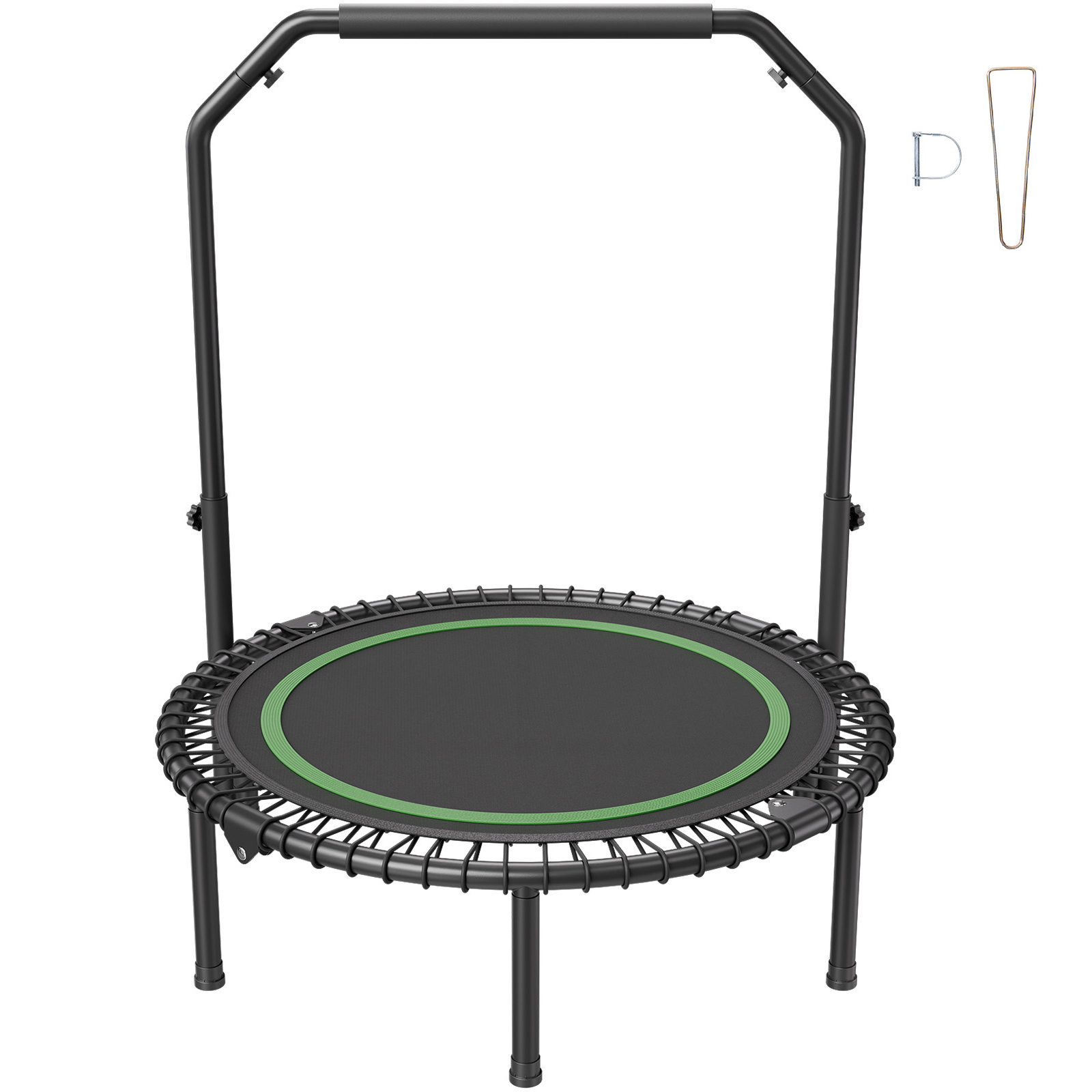 Mini trampoline pliable SucceBuy 40" Trampoline,charge 330 lb,poignée ...