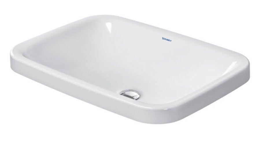 Duravit lavabo encastré DuraStyle 60cm encastré par le dessus, sans ...
