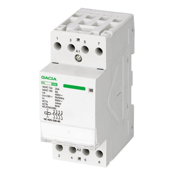 CONTACTOR 2P 25A (230V) - GACIA | Leroy Merlin