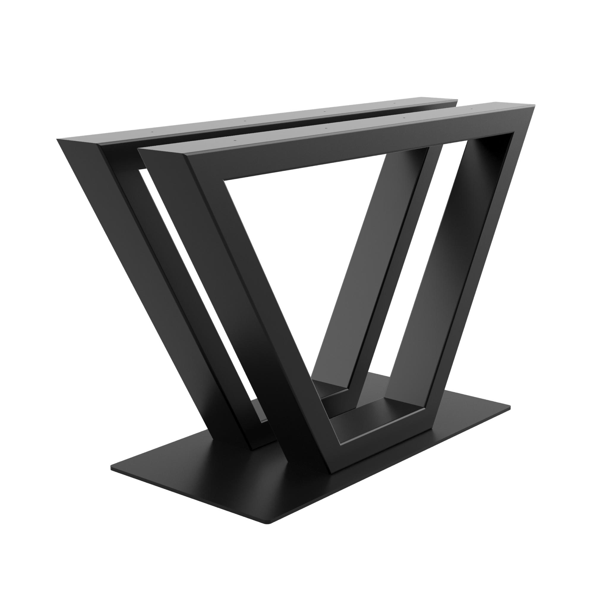 MetaloPro Mintaka - Pied de Table Central en Métal Noir, Design ...