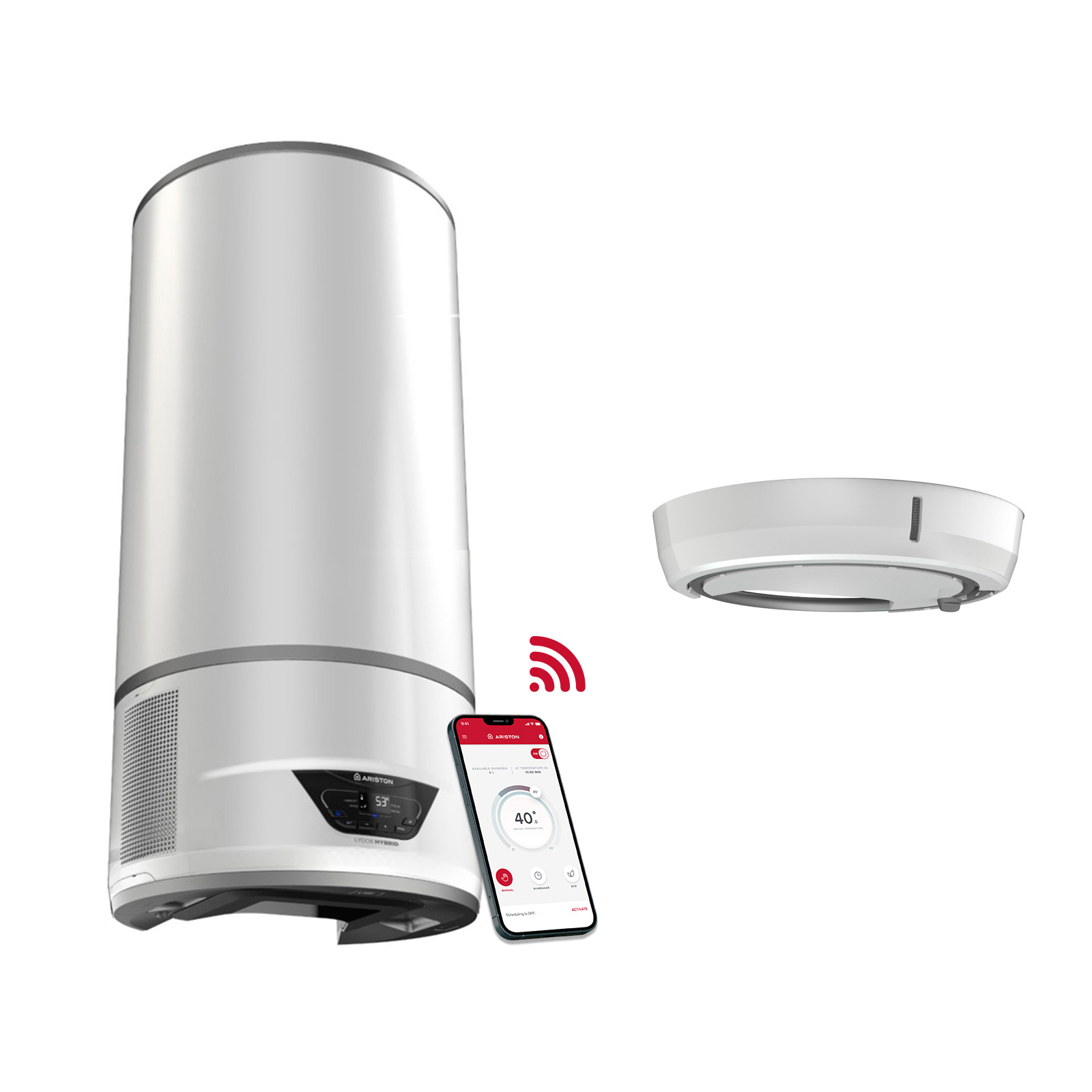 Aerotermia, Ariston, Lydos Hybrid Wifi 100 litros + Depósito de ...