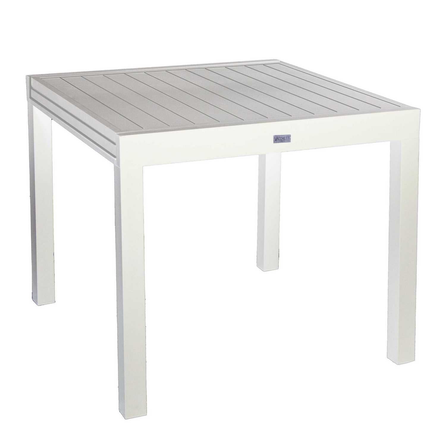 Mesa extensible de aluminio blanco Sullivan | Leroy Merlin