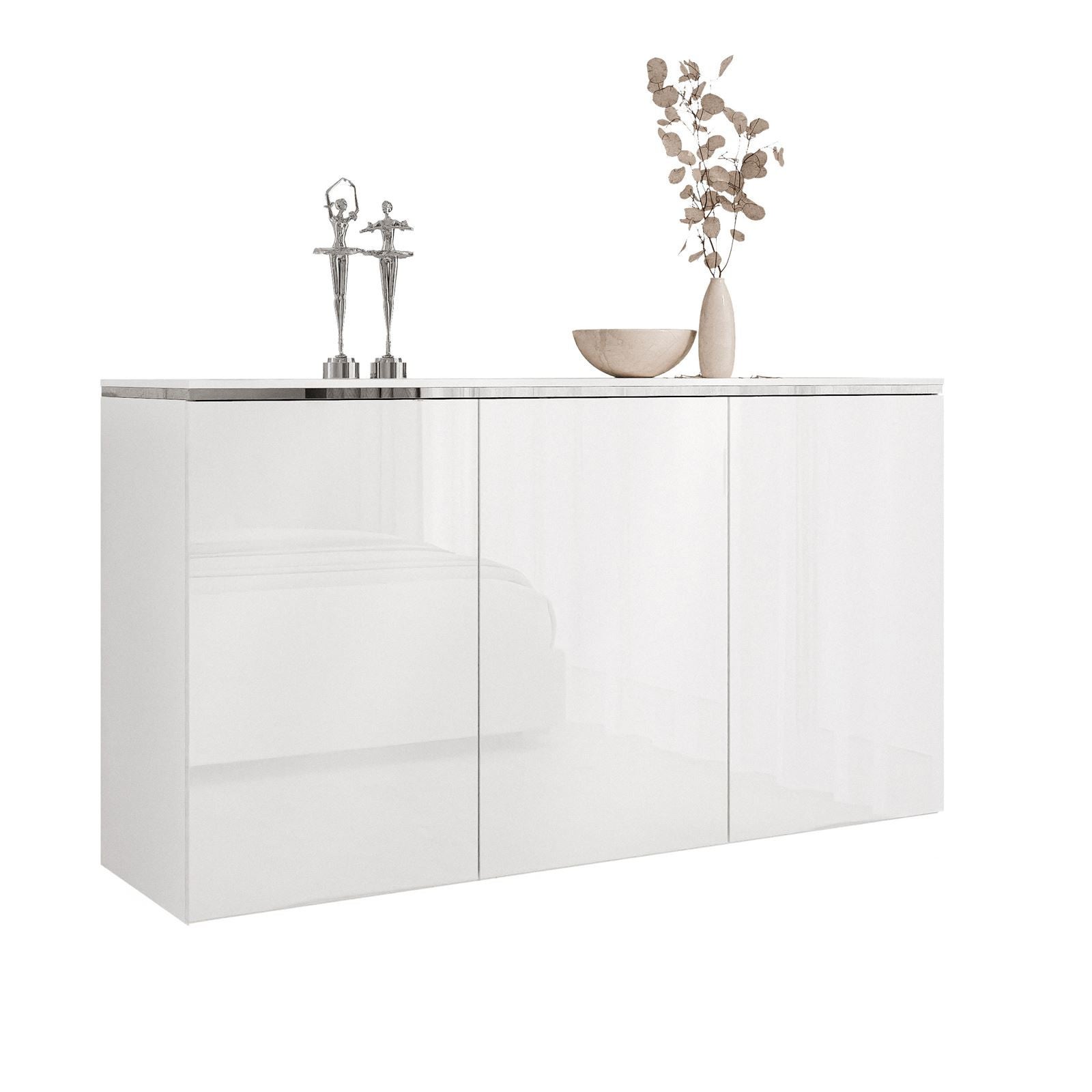 Commode AURORA 3D SILVER - suspendue | Leroy Merlin