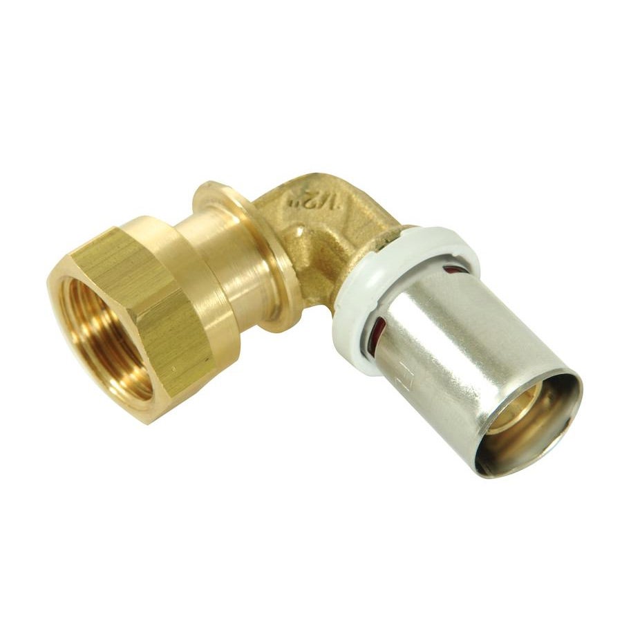 Coude à sertir fluxo Femelle écrou libre Ø26-3/4'' | Leroy Merlin