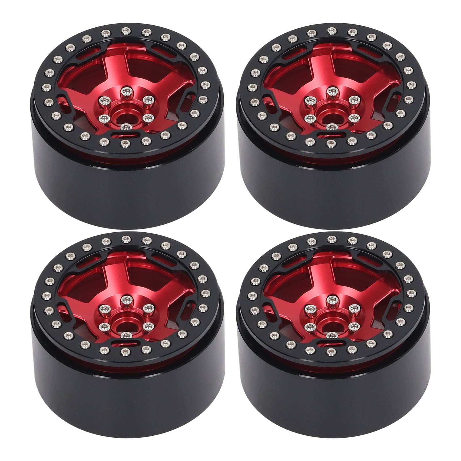 Moyeu de roue de voiture RC en alliage d'aluminium 2,2 pouces 12 mm ...