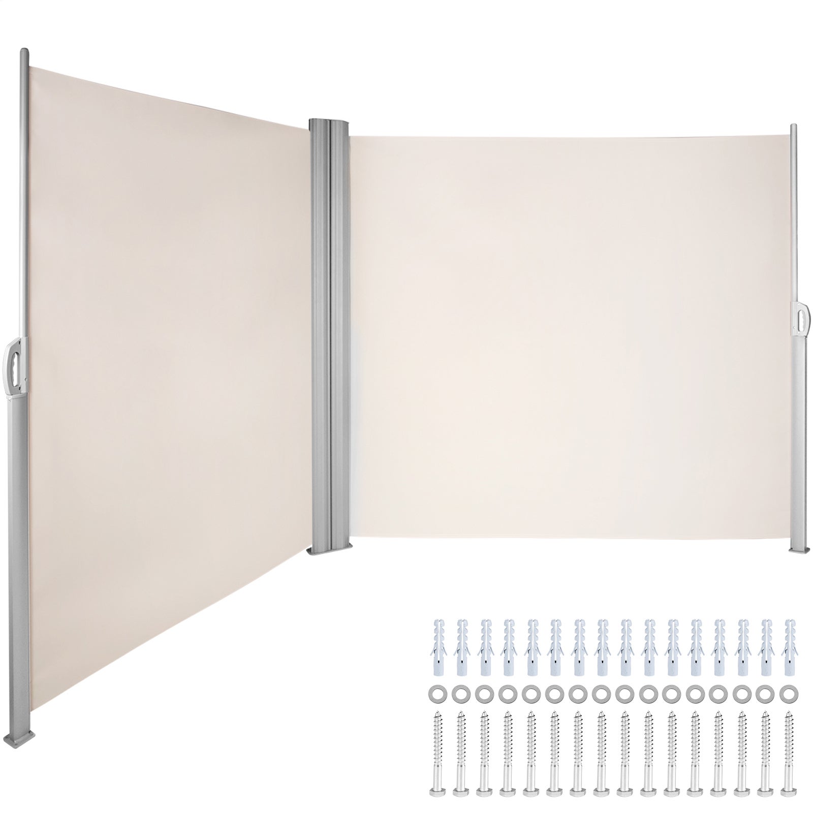 Paravent Retractable Exterieur Double 71x236pouces, Store Lateral ...