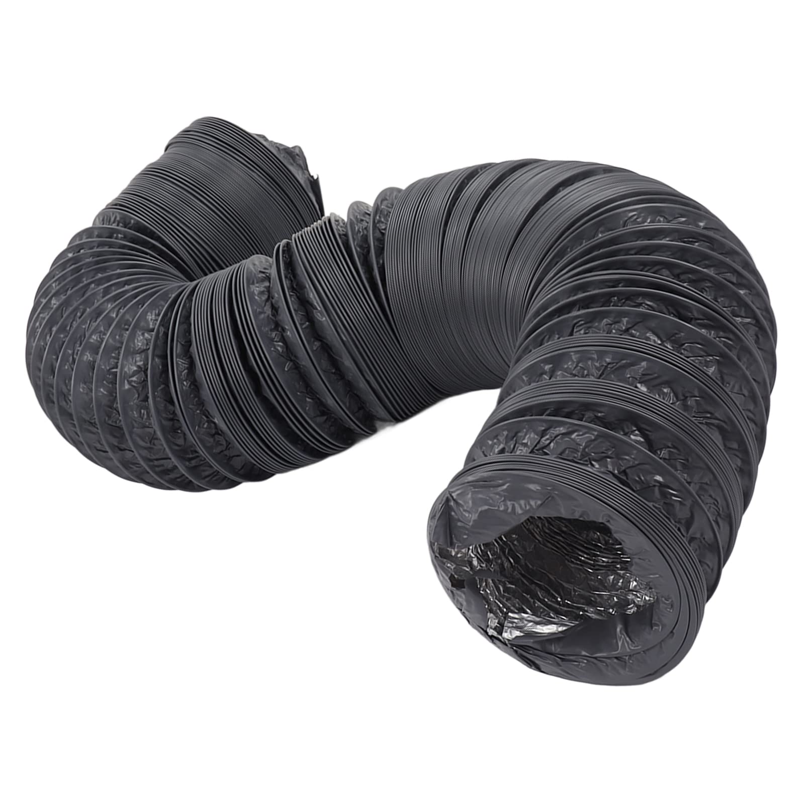 Conduit flexible en aluminium de 1 m de long avec collier de serrage ...