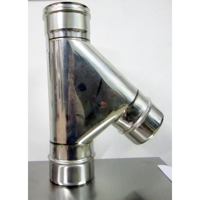 Raccord Braga 135° inox -200 mm | Leroy Merlin