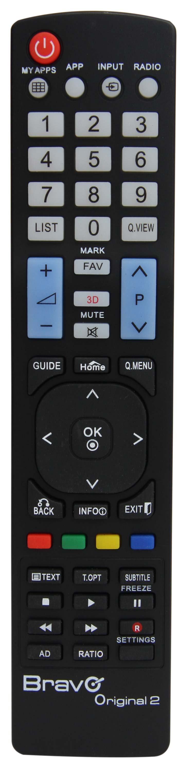 MANDO A DISTANCIA ORIGINAL 2 TV LG BRAVO | Leroy Merlin