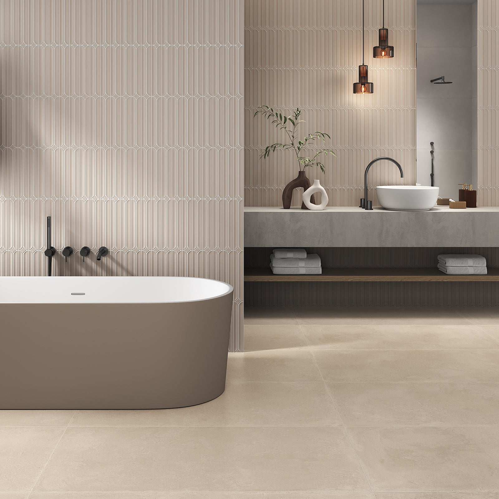 Gres szkliwiony hiszpański Emigres BELLE BEIGE mat do fugowania 24x74 ...