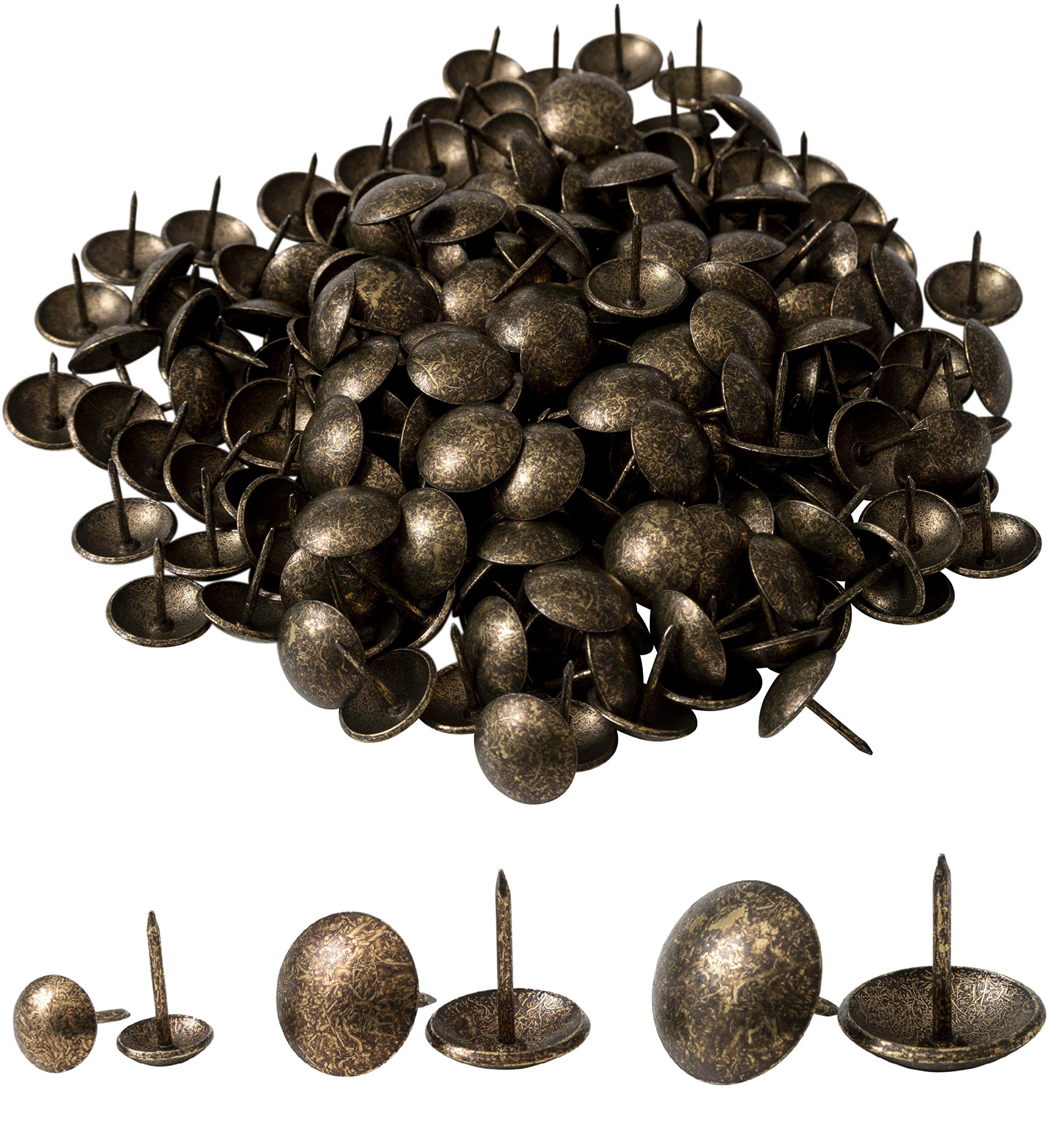 IPEA Chiodi da Tappezzeria – 200 pezzi – Bullette Borchie Decorative ...