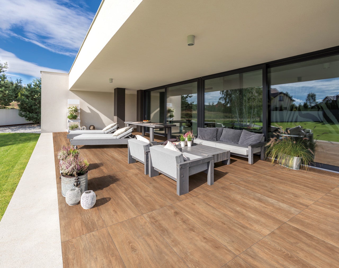 Greenwood Outdoor 40x120 Noce Mate - vendu par carton - 1 carton 2 ...