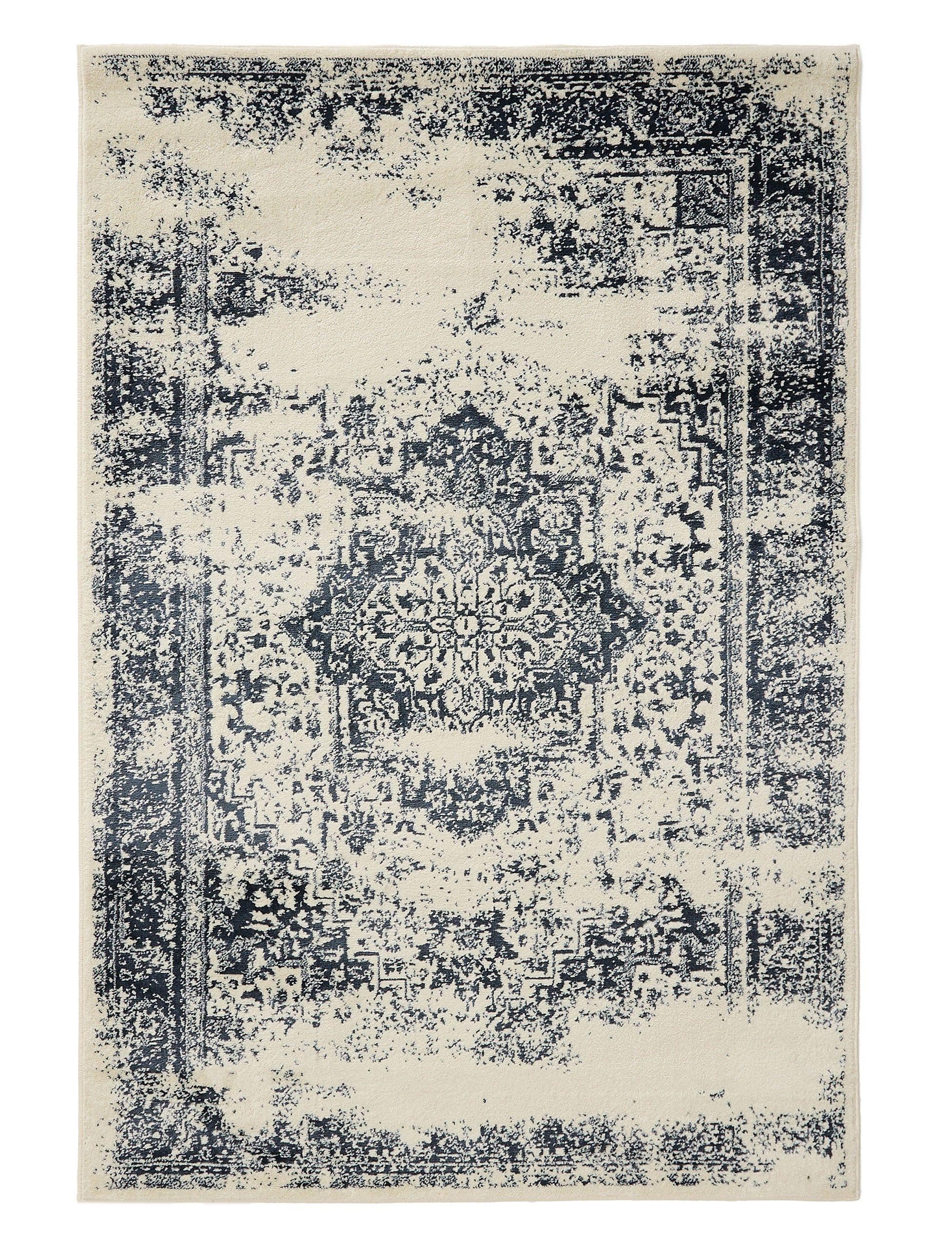 BENUTA - Tapis Suki crème/bleu 160x230 cm | Leroy Merlin