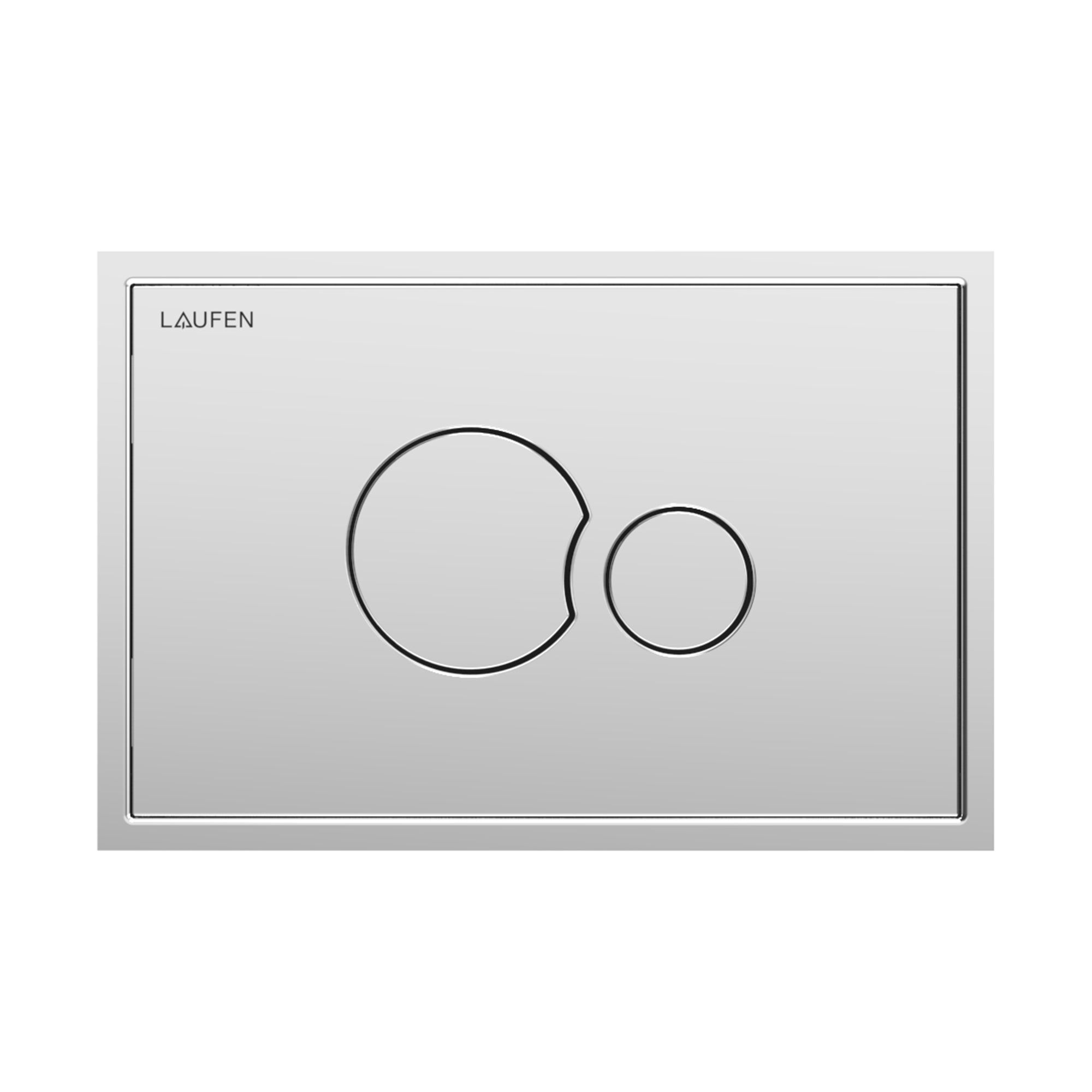 Laufen AW106 INEO plaque de commande, Dual-Flush, à plat, 181x1x121mm ...