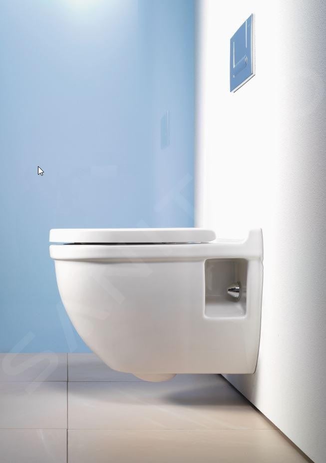 WC suspendu Duravit Starck 3 Lave-linge de 54 cm, 22000900001, Farbe ...