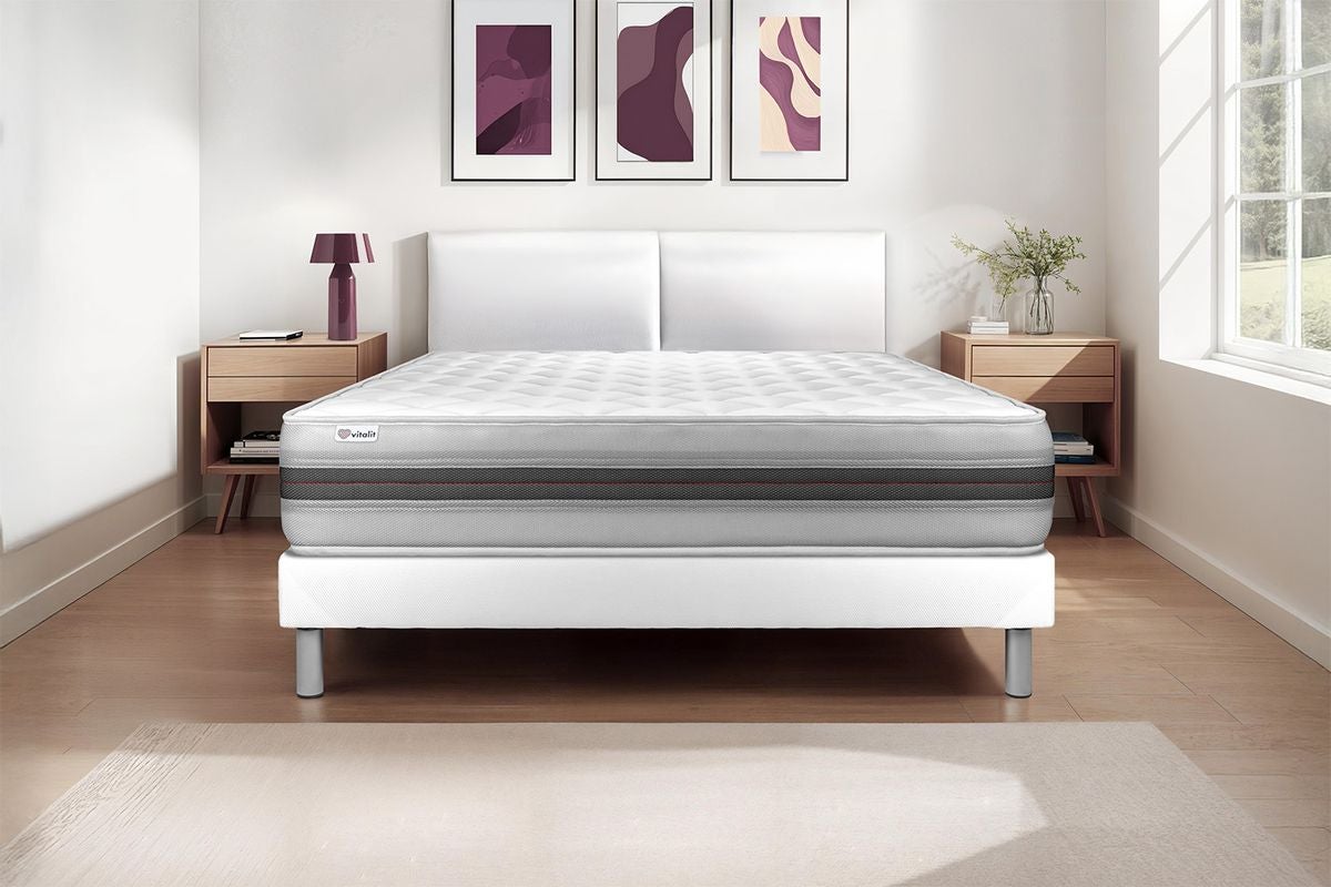Matelas 180 x 200 cm VITALMEMO BACK - Mousse polyuréthane à mémoire de ...