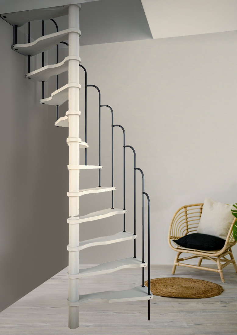HandyStairs scala a chiocciola salvaspazio "Alpha" - altezza 299 cm ...