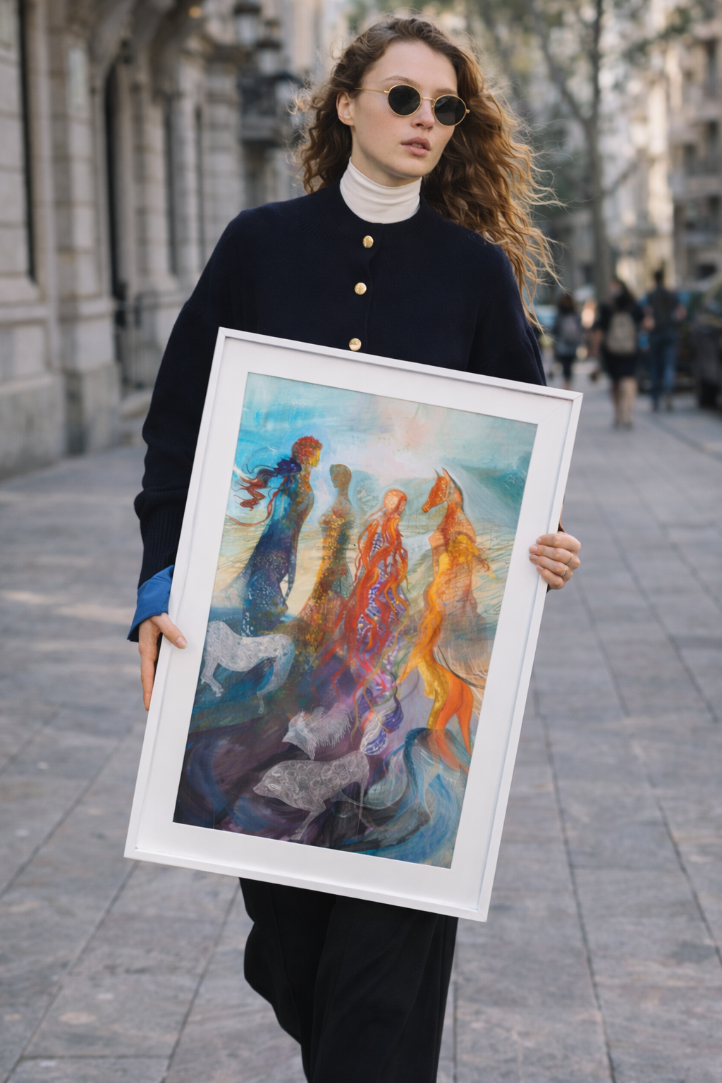 Lámina para enmarcar, 50x70. POLARTE-E "Éxtasis de Sombras en Alquimia ...