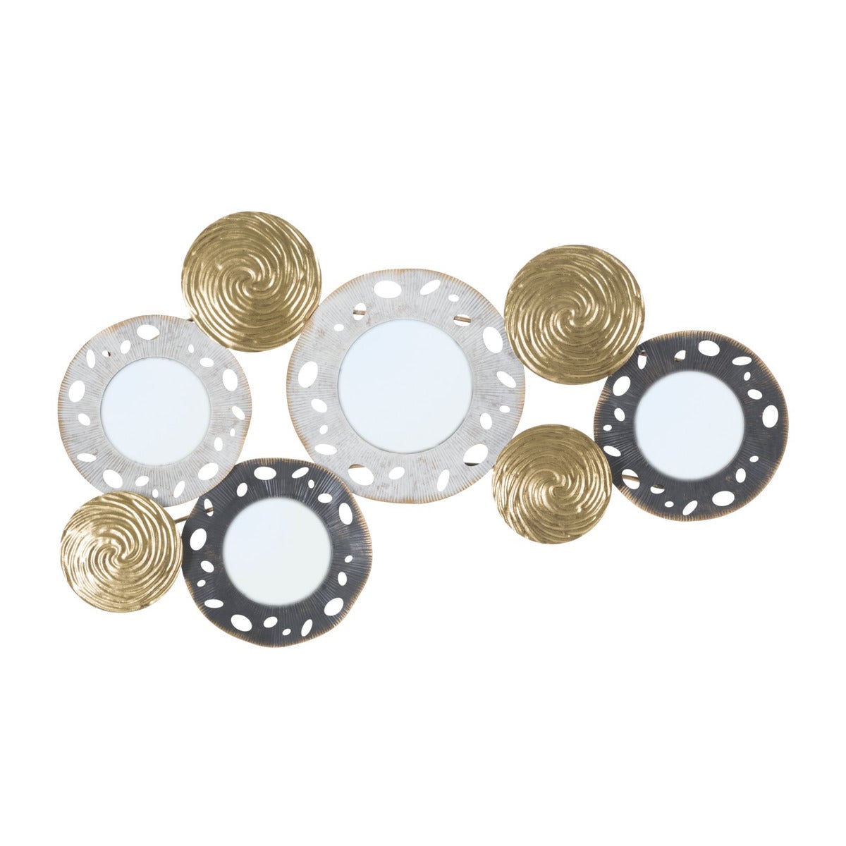 Decoración en Metal 3D Círculos 20, Metal, Multicolor, Seven Design ...