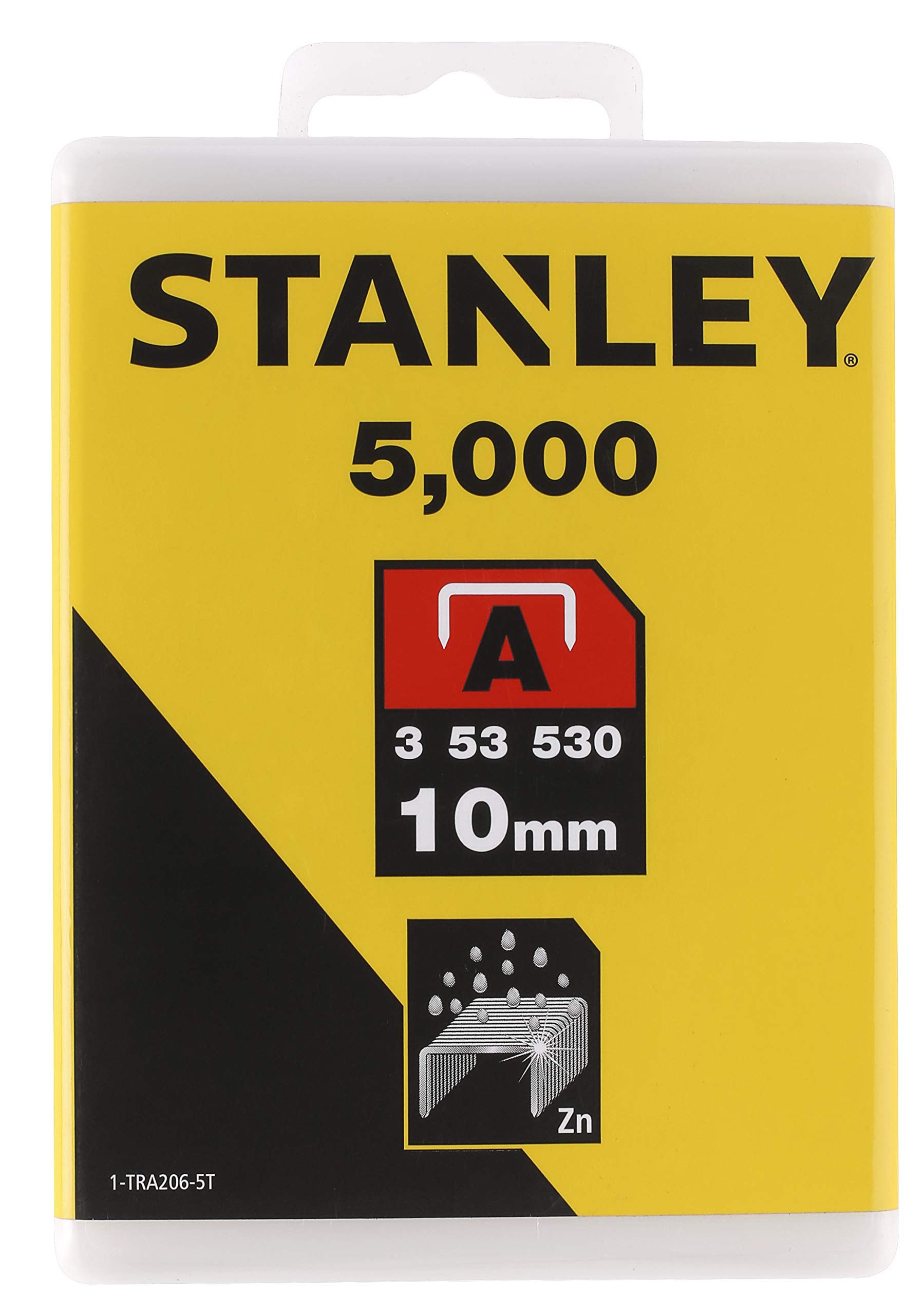 STANLEY, CONFEZIONE DI 5000 GRAFFE TIPO A 10MM . 1-TRA206-5T | Leroy Merlin