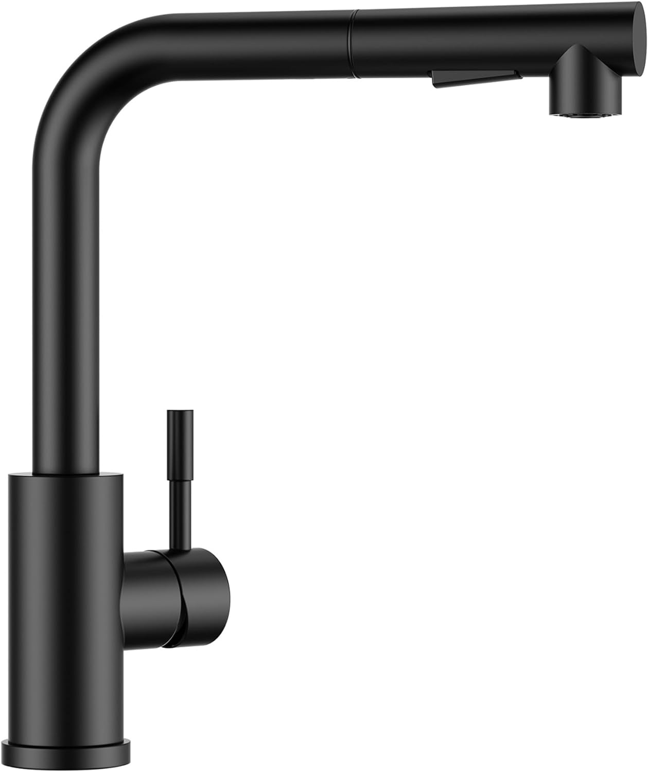 Robinet Cuisine Douchette Noir, avec Douchette Extractible ...