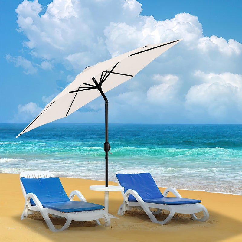 Sombrilla de jardín - Sombrilla resistente a la intemperie - Ø 270 cm ...