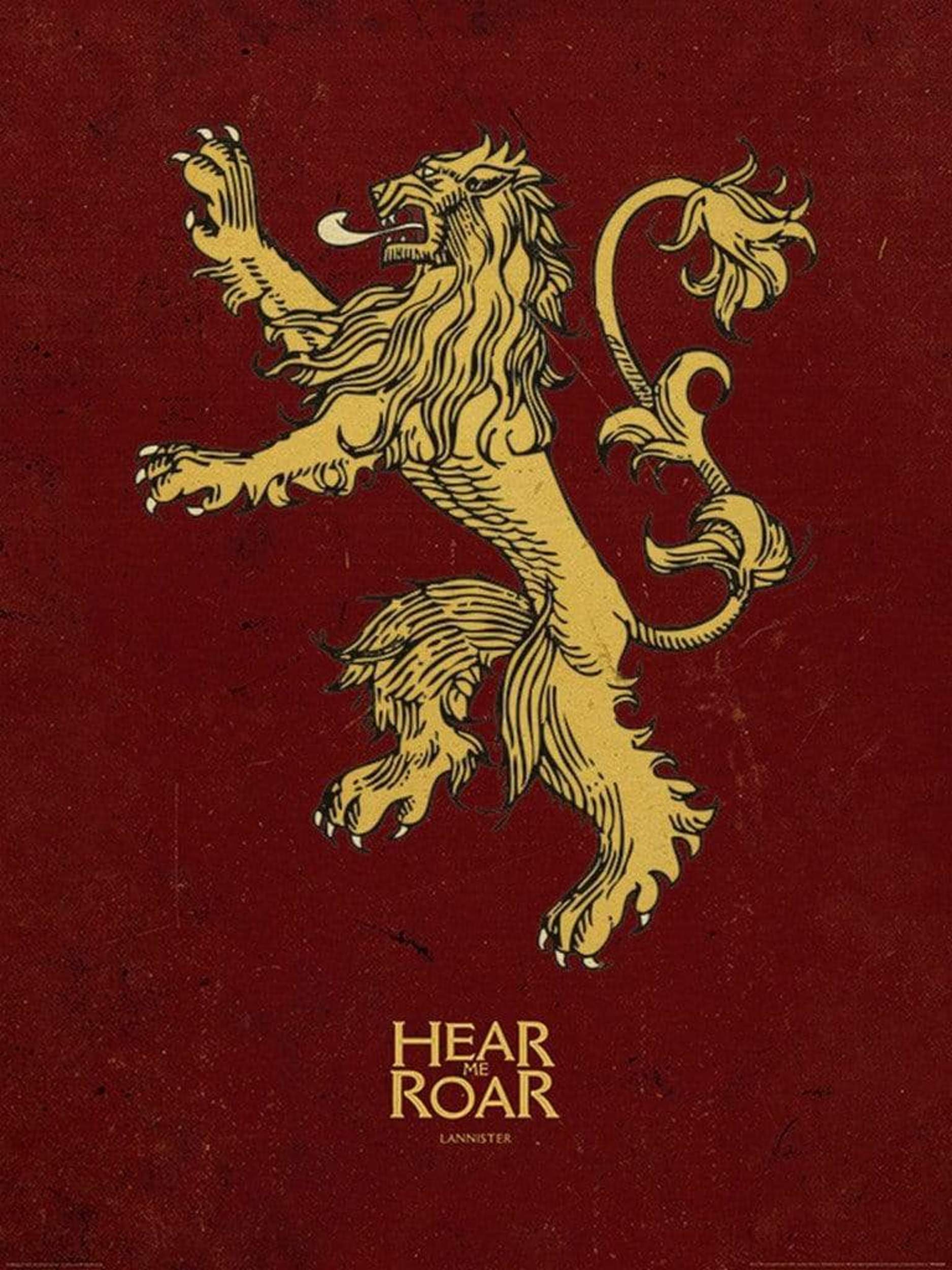 Affiche Art Game of Thrones - Lannister 60x80cm | Leroy Merlin