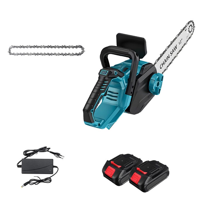 Tronçonneuse sur batterie Brushless, guide de 30.5 cm, 2 batteries ...