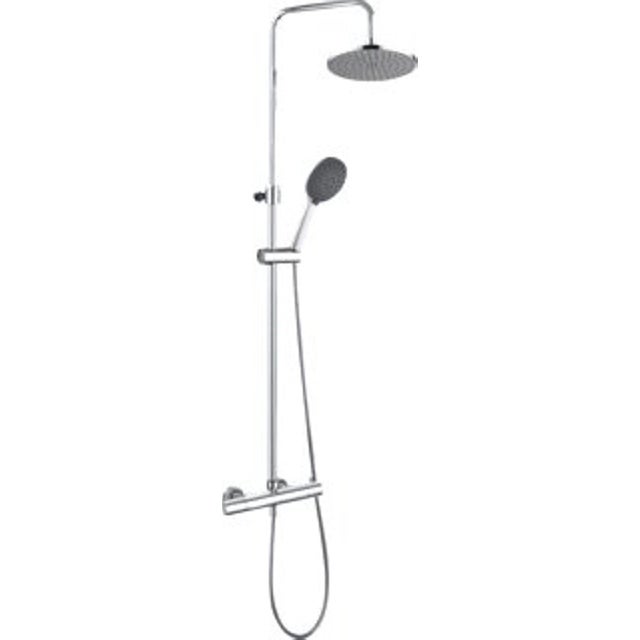 Paffoni Light Ensemble de douche H126.5cm diamètre: 22.5cm 70cm Chrome ...