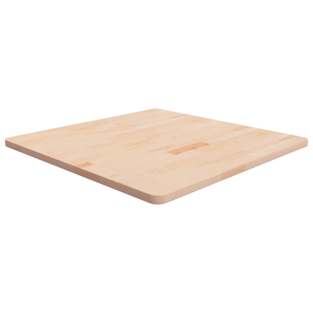 Tablero de mesa cuadrada madera de roble sin tratar 80x80x2,5cm | Leroy ...