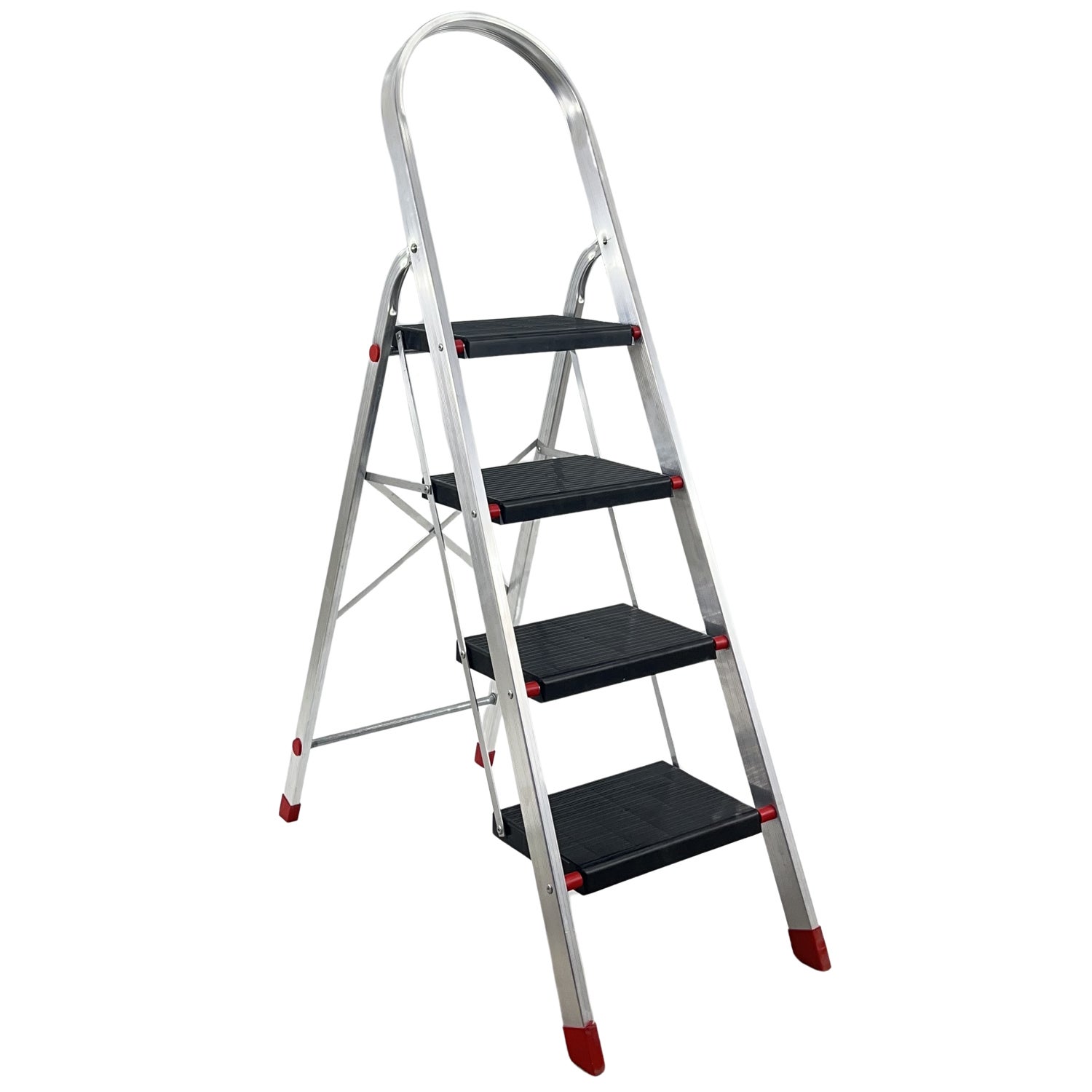 Marvin Scala in Alluminio 4 Gradini Sgabello Pieghevole Richiudibile ...