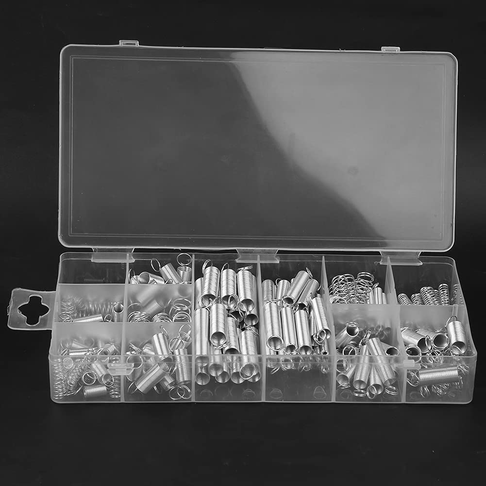 Juego de 200 resortes de tensión y presión, herramientas industriales ...