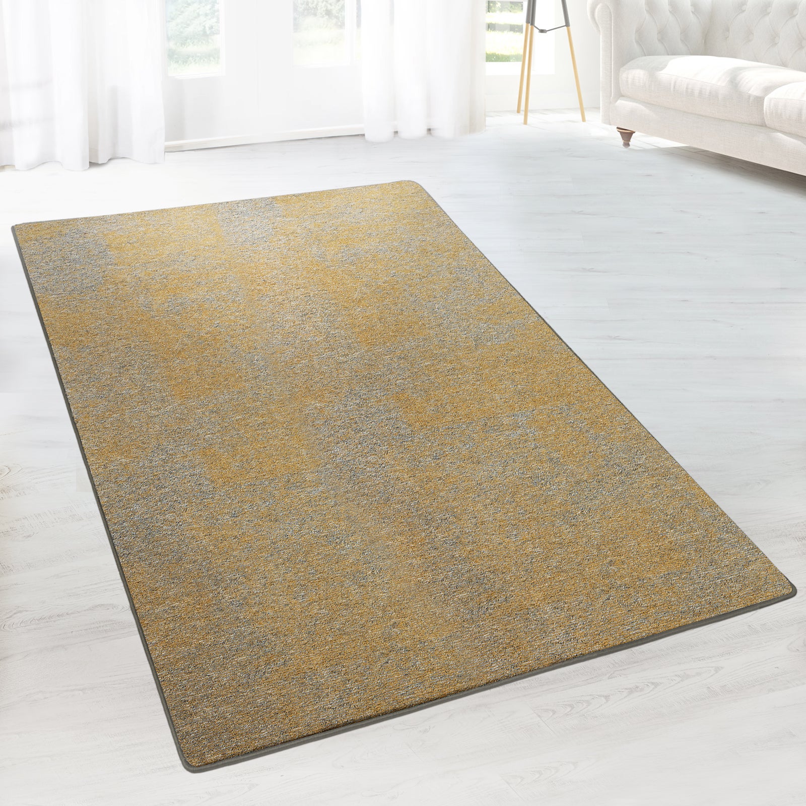 KARAT >Tapis de Salon York Jaune 100 x 200 cm | Leroy Merlin