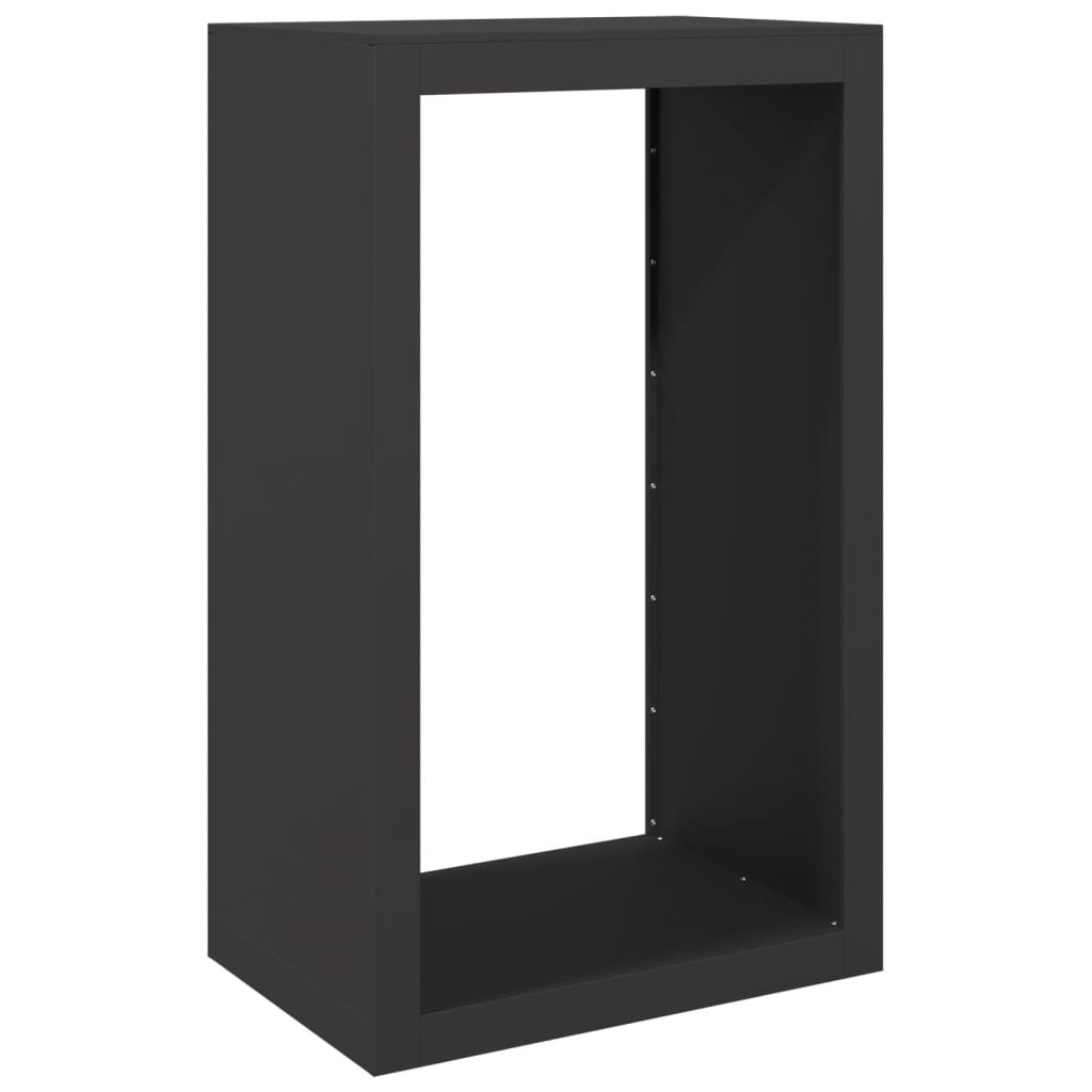 Portant de bois de chauffage 60 x 40 x 100 cm acier noir 02_0043720 ...