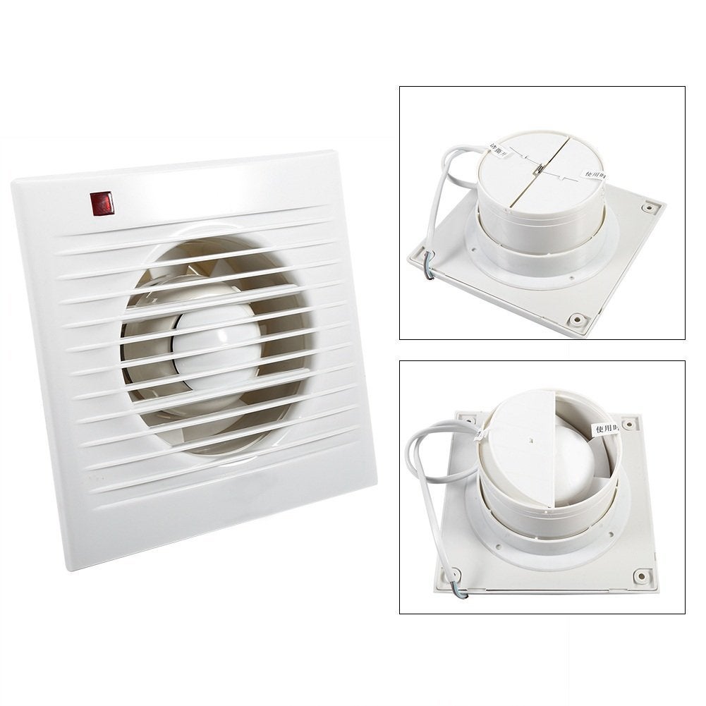 100 mm Ventilateur,Extracteur d'Air,VMC avec Clapet Anti-Retour ,7 W,dB ...